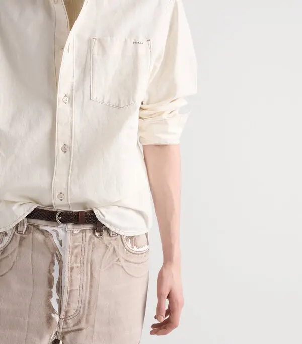 Prada Chambray Button-down Shirt