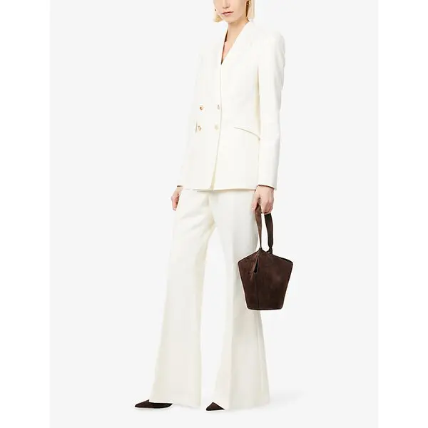Gabriela Hearst Stephanie Double-breasted Wool Blazer - Ivory