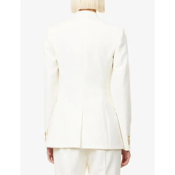Gabriela Hearst Stephanie Double-breasted Wool Blazer - Ivory