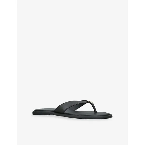Dolce Vita Jaina Leather Flat Sandals