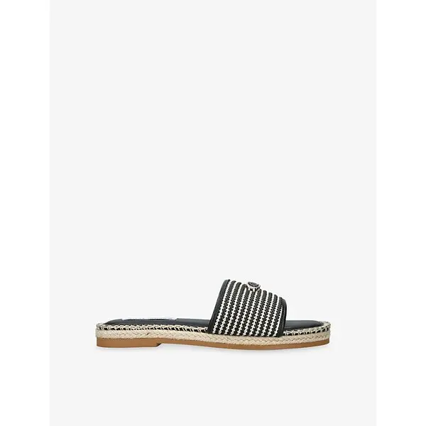 Steve Madden Tropics Raffia Sliders