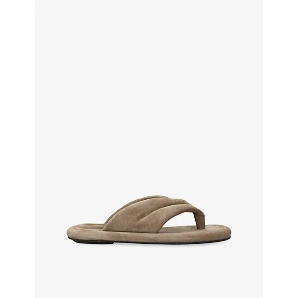 Officine Creative Estens Suede Sandals - Beige