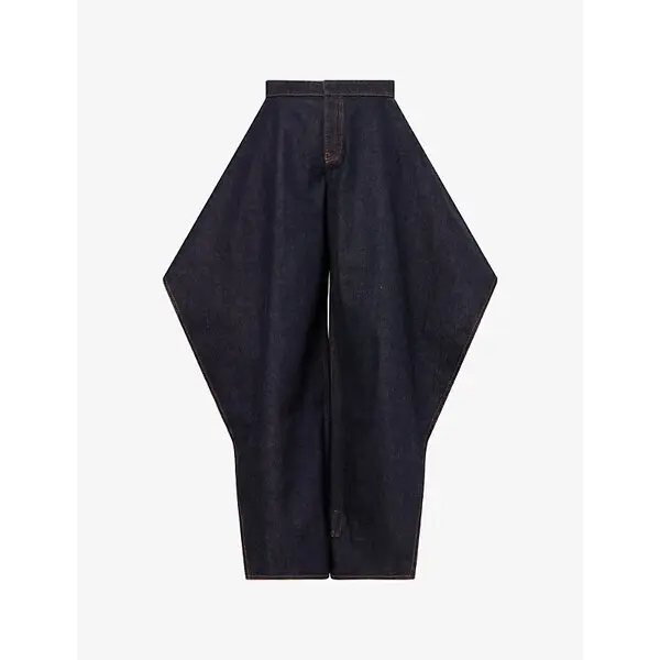 Alaïa Contrast-stitch Denim Jeans