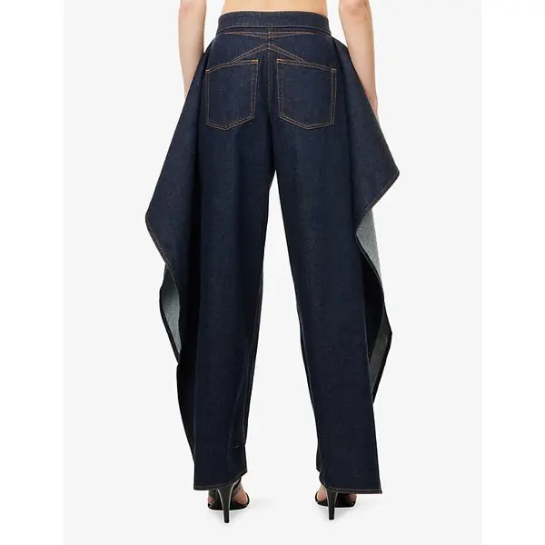 Alaïa Contrast-stitch Denim Jeans