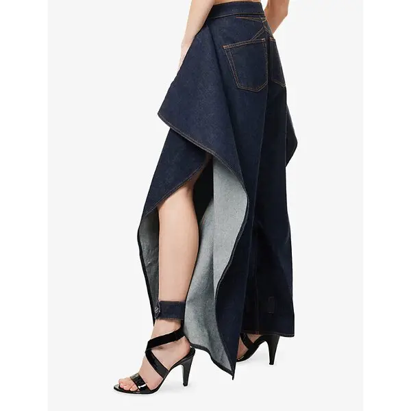 Alaïa Contrast-stitch Denim Jeans
