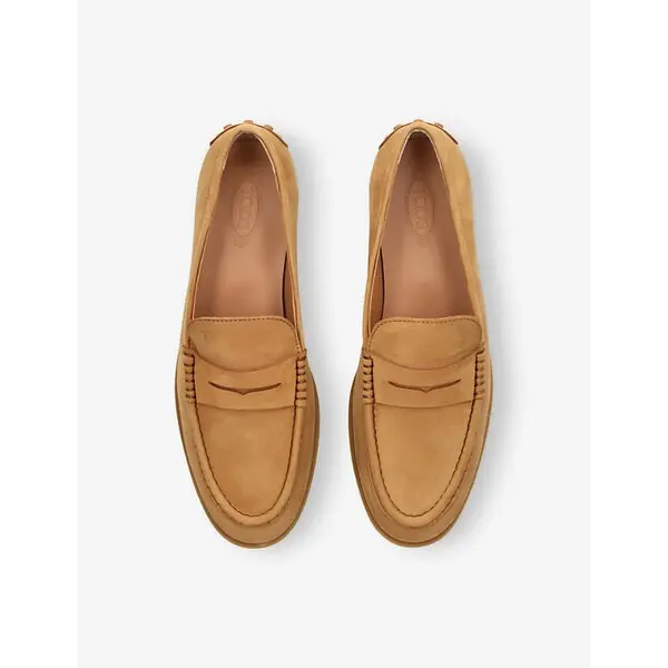 TOD'S Gomma Leggero Suede Loafers