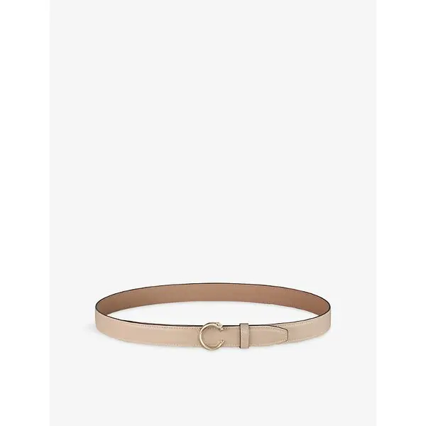 Cartier Panthère De 25mm Leather Belt - Beige