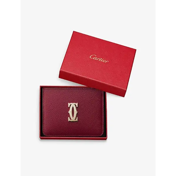Cartier C De Leather Card Holder