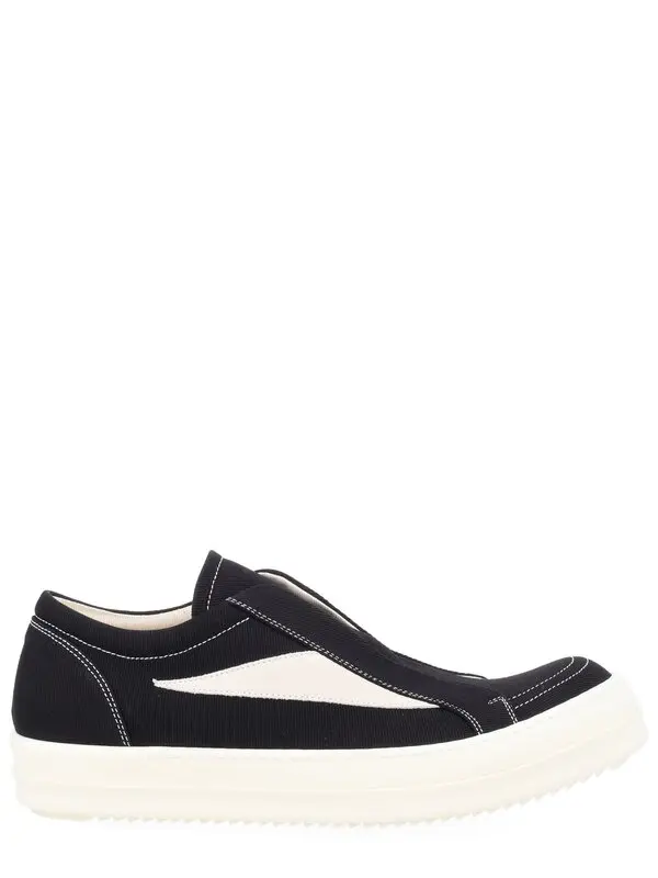 Rick Owens Laceless Vintage Sneakers - Black