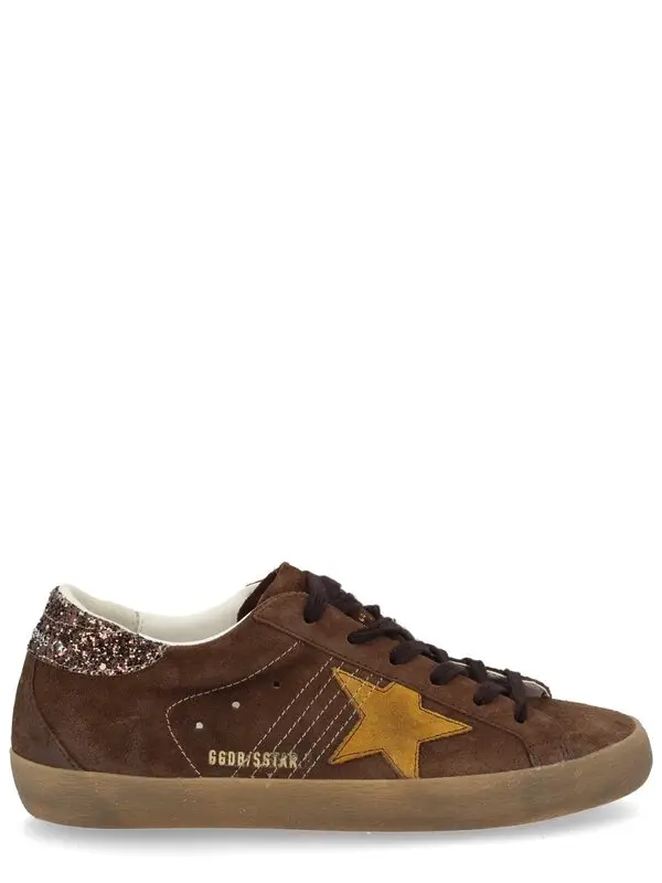 GOLDEN GOOSE Super-star Sneaker - Brown