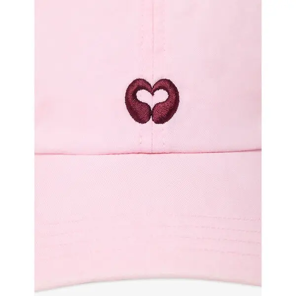 Maje Cotton Baseball Cap With Logo Embroidery