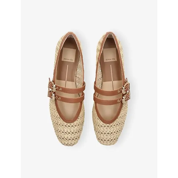 Dolce Vita Baylee Grommet Woven Ballet Flats