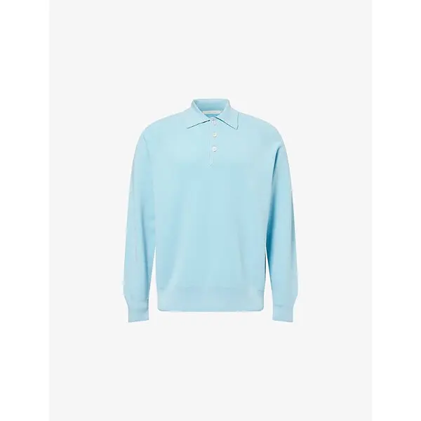UMIT BENAN Diana Relaxed-fit Cashmere Polo Top