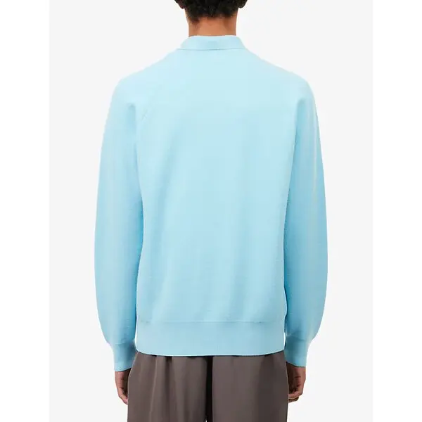 UMIT BENAN Diana Relaxed-fit Cashmere Polo Top