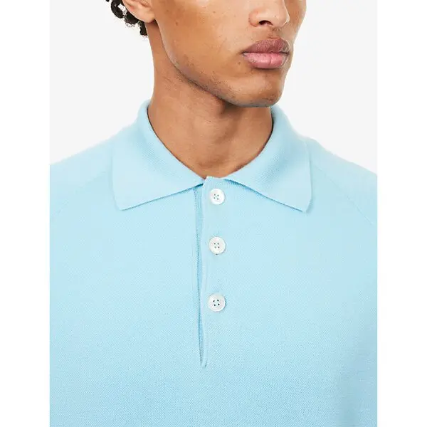 UMIT BENAN Diana Relaxed-fit Cashmere Polo Top