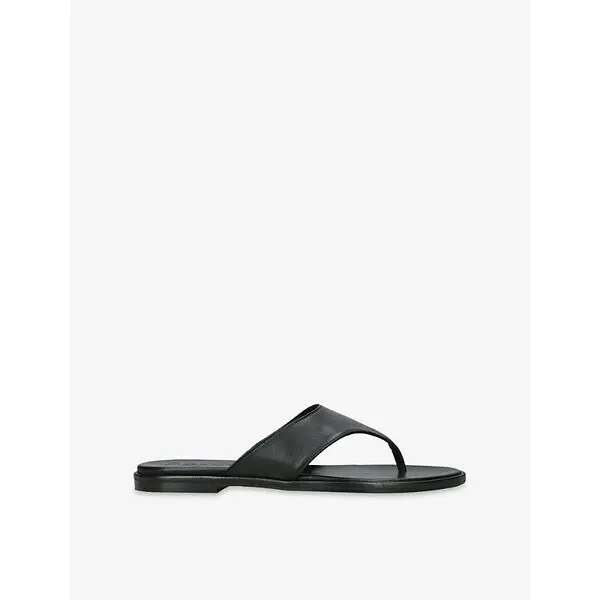 AeydĒ Amaya Leather Sandals - Black