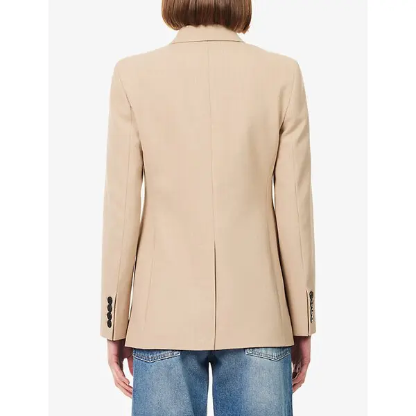 ME+EM Contour Slim-fit Woven Blazer - Sand