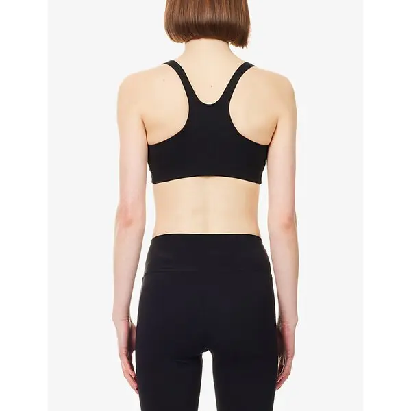 SPORTY & RICH Duty Logo-print Sports Bra