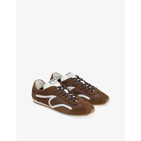 Sandro Two-tone Suede Trainers