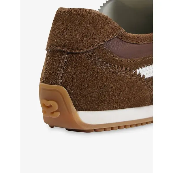 Sandro Two-tone Suede Trainers
