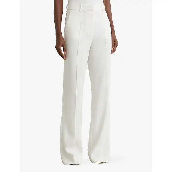 REISS Wide-leg Stretch-woven Trousers