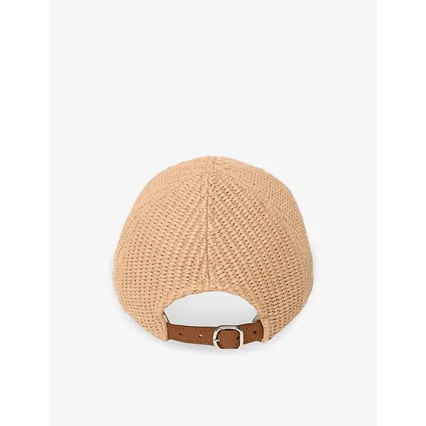 Maje Textured Logo-embroidered Woven Baseball Cap