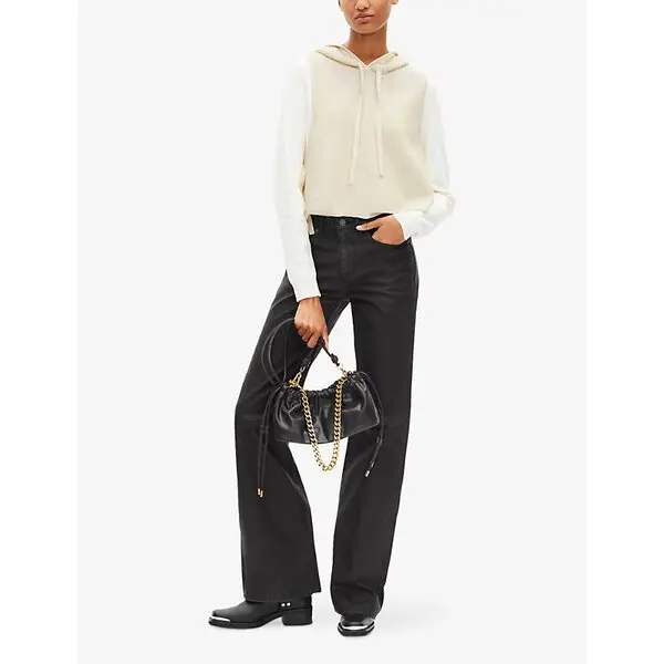 The Kooples Taylor Leather Shoulder Bag