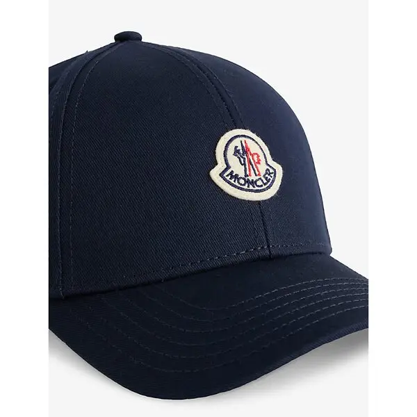 Moncler Logo-badge Cotton Baseball Cap