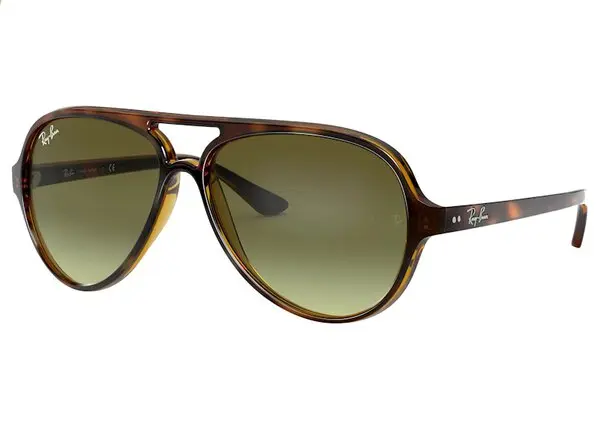 Ray-ban Cats 5000 Sunglasses - Havana/green (rb4125)