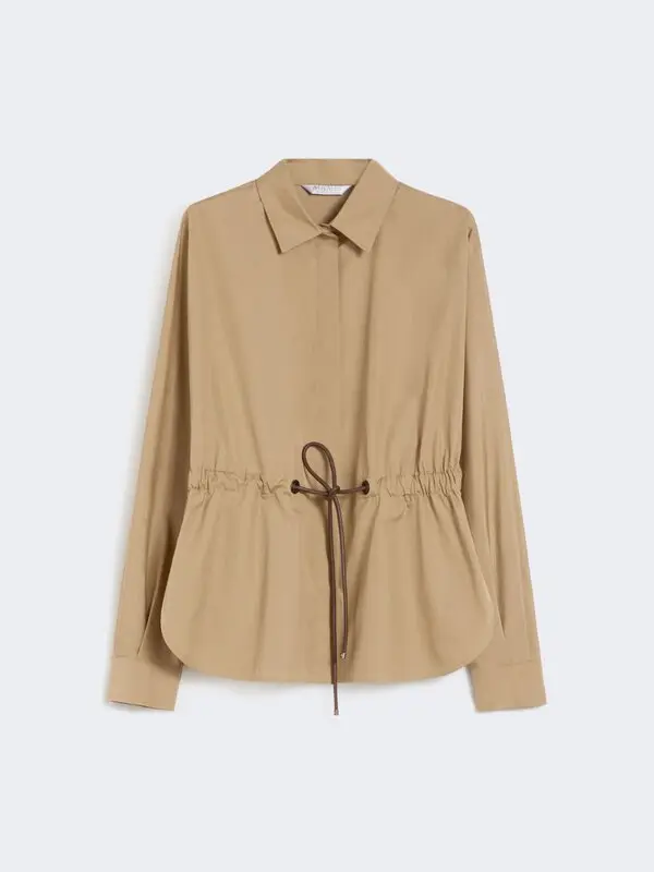 Max Mara Cotton Poplin Shirt - Kaki