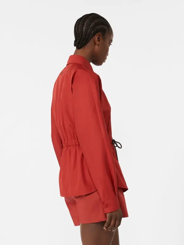 Max Mara Cotton Poplin Shirt - Red