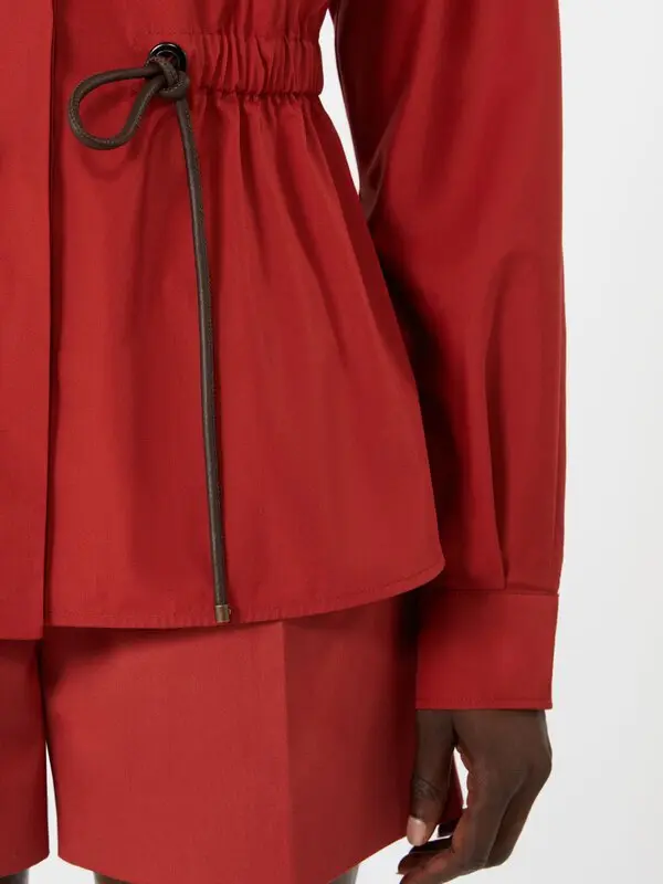Max Mara Cotton Poplin Shirt - Red