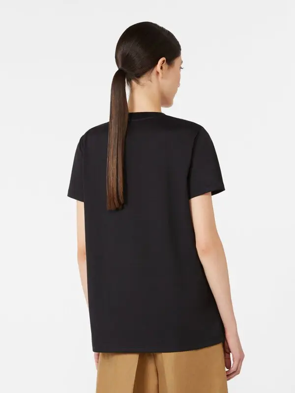 Max Mara Cotton Jersey T-shirt - Black