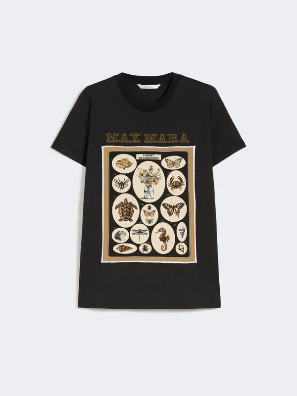 Max Mara Cotton Jersey T-shirt - Black