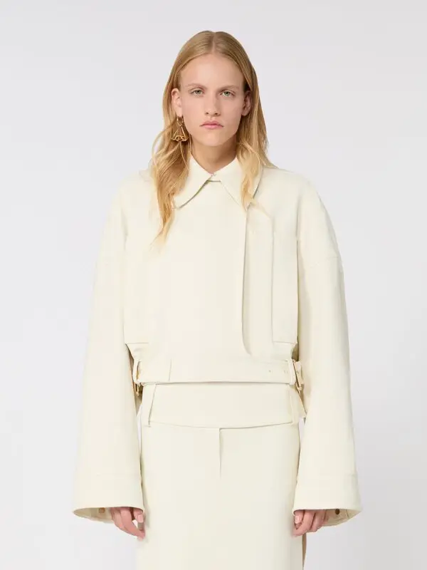 Max Mara Viscose Cady Cropped Jacket