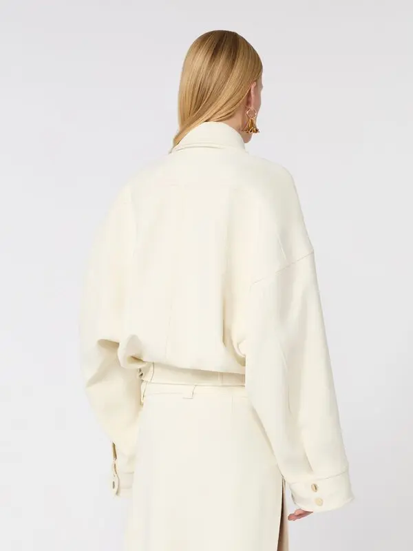 Max Mara Viscose Cady Cropped Jacket