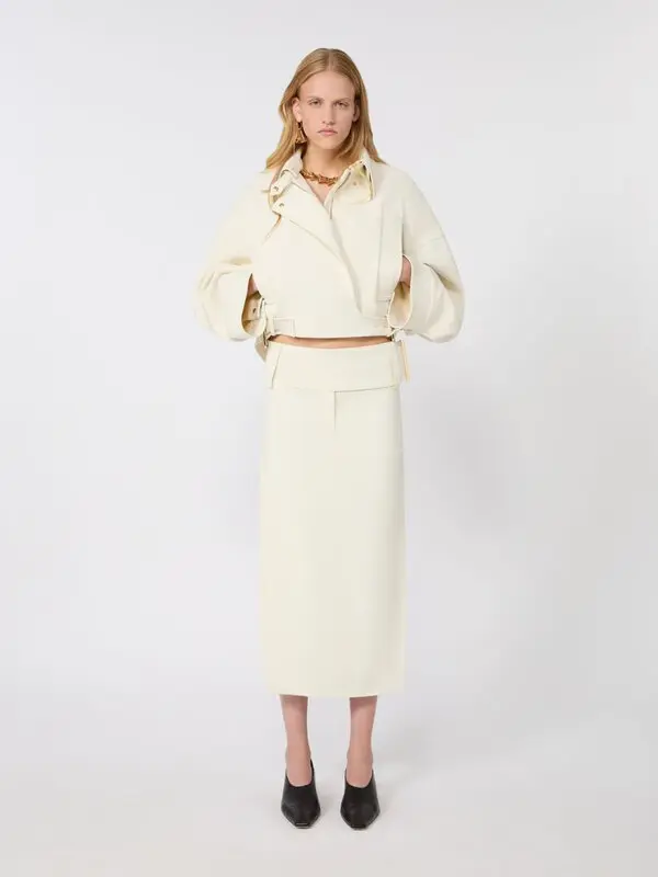 Max Mara Viscose Cady Cropped Jacket