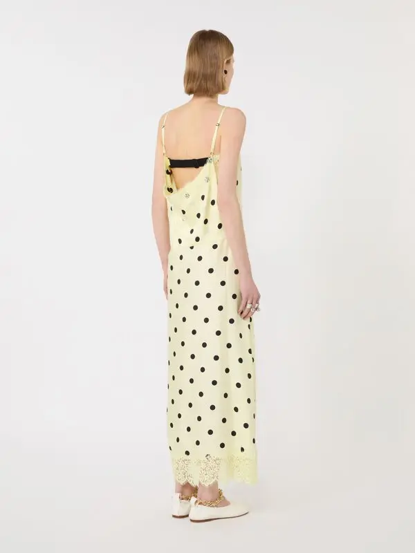 Max Mara Lace-detail Long Dress