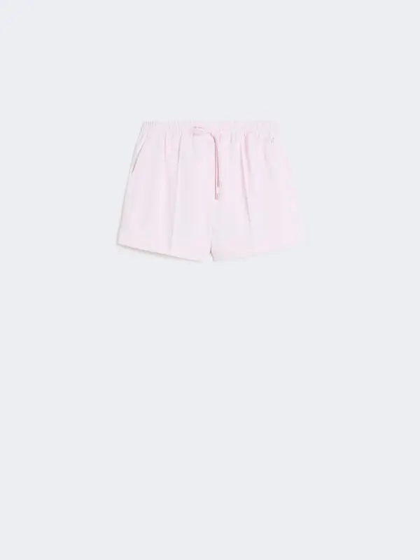 Max Mara Satin Jogger Shorts - Pink