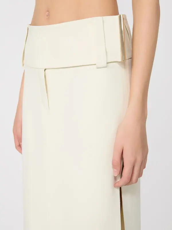 Max Mara Long Stretch Viscose Skirt