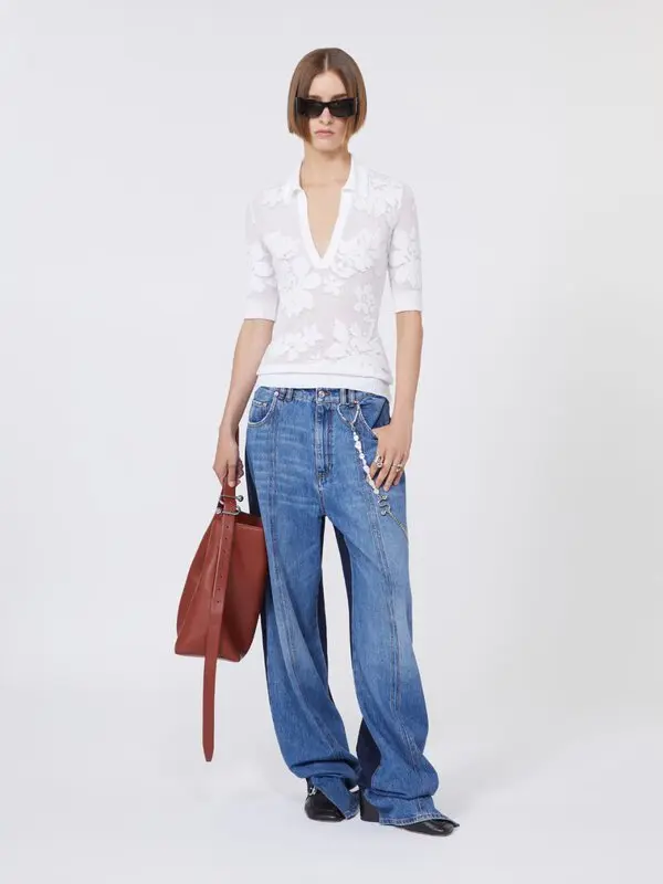 Max Mara Low-rise Wide Leg Jeans