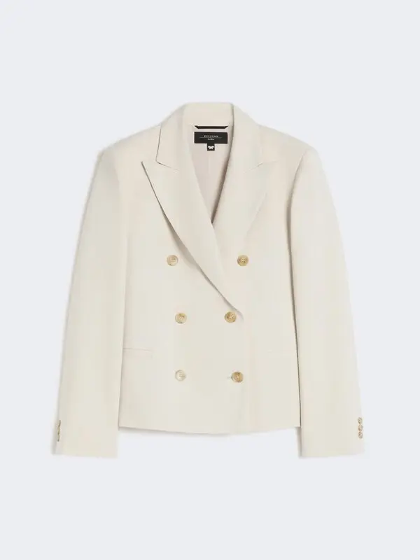 Max Mara Viscose And Linen Blazer - Beige