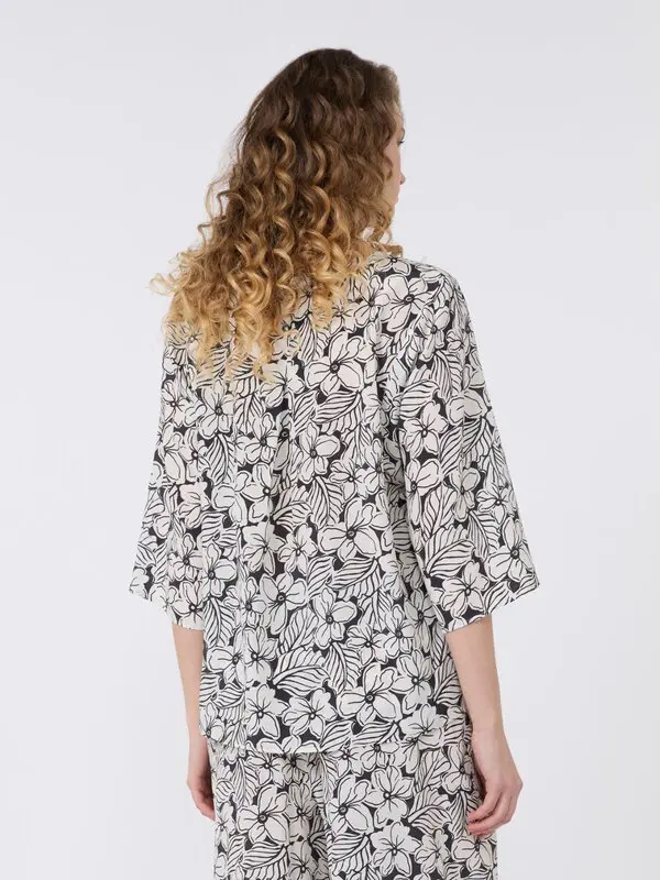 Max Mara Printed Silk Crêpe De Chine Blouse