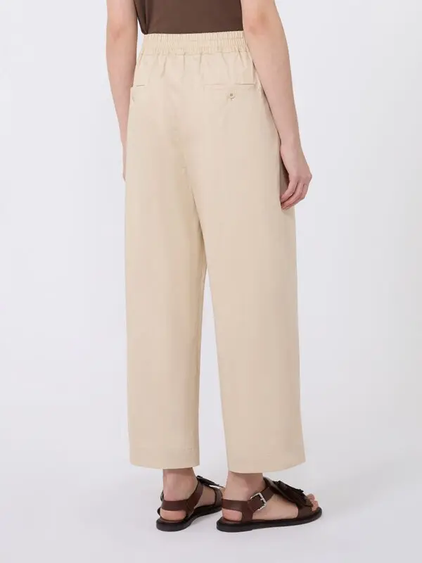 Max Mara Cotton Rasetto Trousers