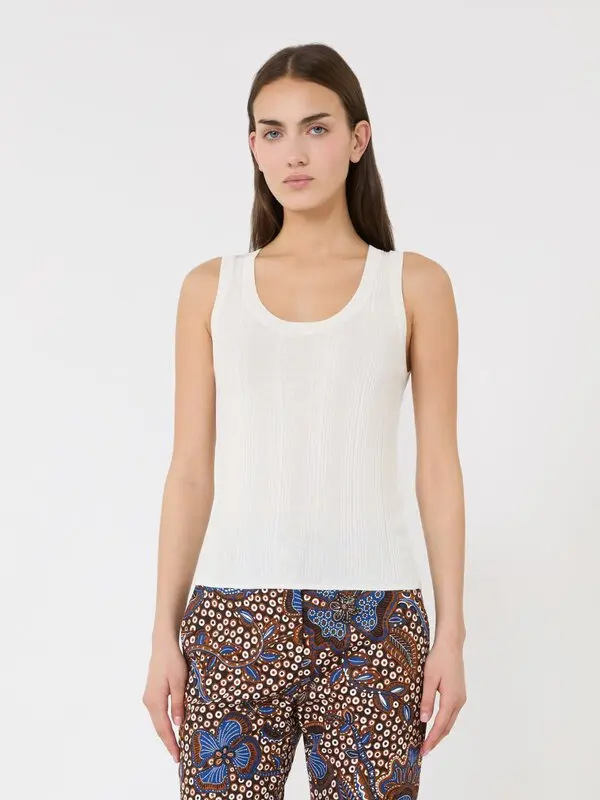 Max Mara Sleeveless Viscose Jumper