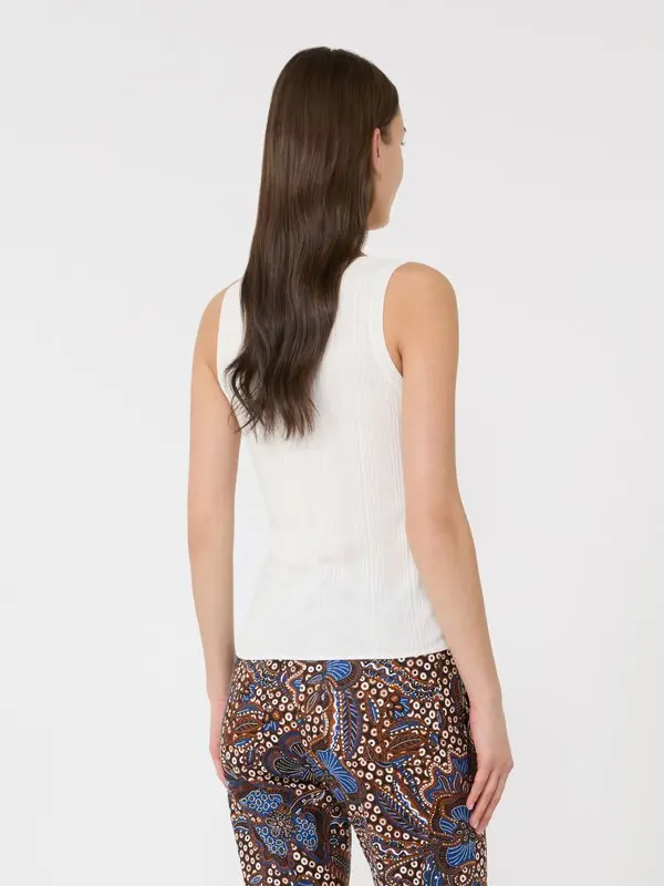 Max Mara Sleeveless Viscose Jumper