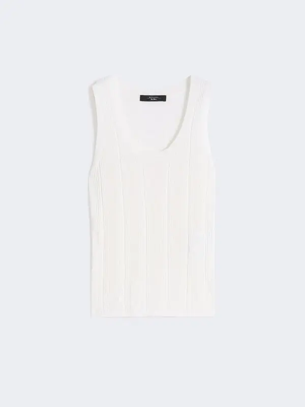Max Mara Sleeveless Viscose Jumper