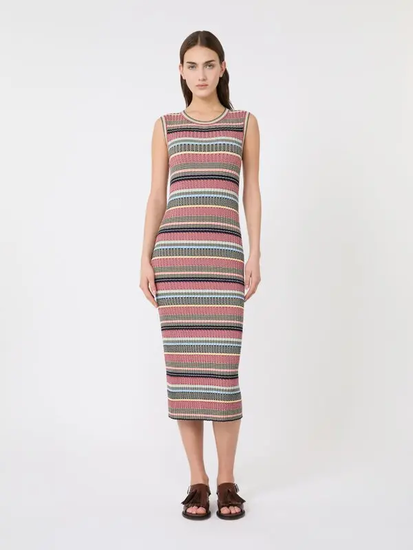 Max Mara Viscose Yarn Midi Dress