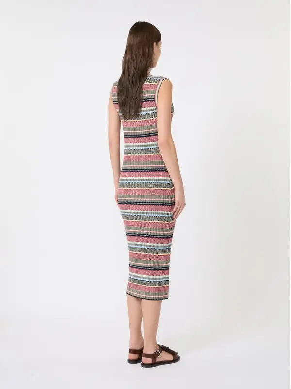 Max Mara Viscose Yarn Midi Dress