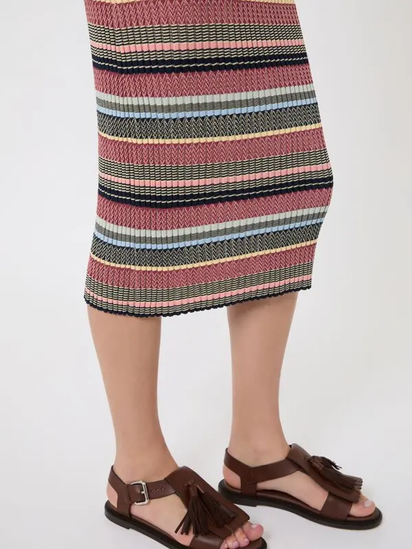 Max Mara Viscose Yarn Midi Dress